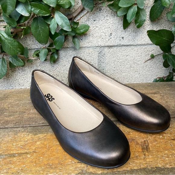 SAS | Shoes | Sas Leather Scenic Ballet Flats | Poshmark